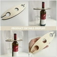 3pcs Wooden Crafts Wooden Red Wine Rack Wine Display Rack for Home ...