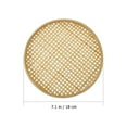 OFFIGAM Bamboo Weaving Colander Basket Square for Homeowners in Kitchen ...
