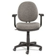 Interval Swivel/Tilt Task Chair, Tone-On-Tone Fabric, Graphite Gray ...