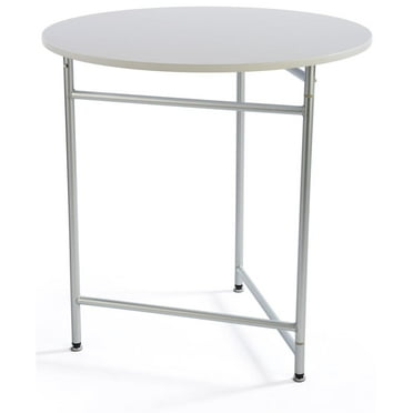 Mainstays 31" Round High-Top Folding Table, Walnut - Walmart.com