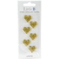 Little B Mini Stickers-gold Hearts - Walmart.com