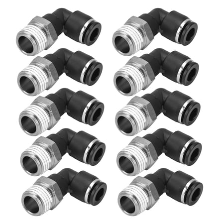 Quick Pipe Fittings, Air Fittings L Shape Right Angle 1.0 - 1.2Mpa ...