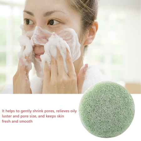 Maoww Face Cleaning Sponge Round Face Cleaning Pad Portable Exfoliating ...