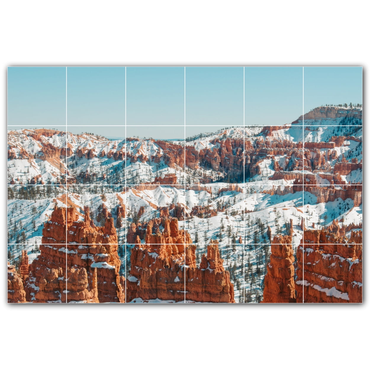Picture-Tiles.com: Canyon Ceramic Tile Wall Mural WAL500328-64L. 48"W x ...