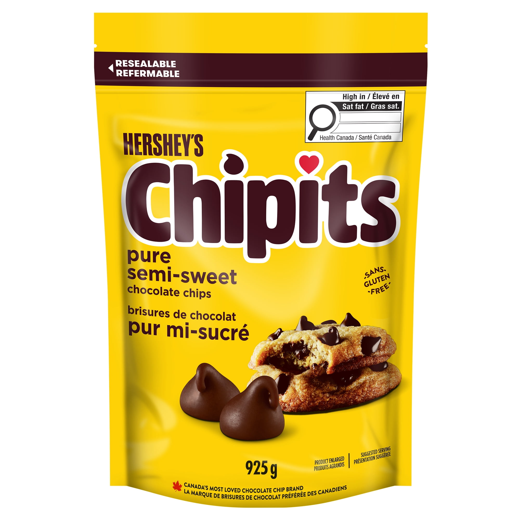 HERSHEY'S CHIPITS Pure Semi-Sweet Chocolate Chips - Walmart.ca