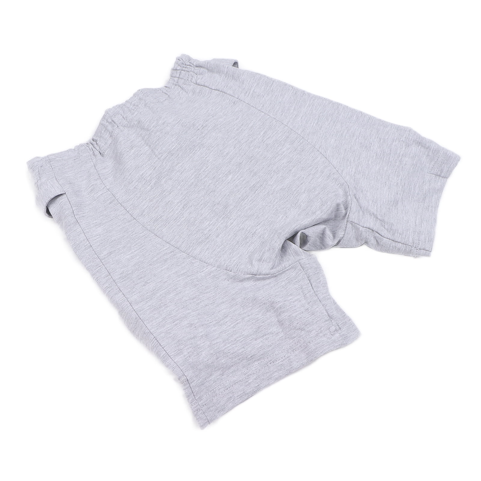 Ymiko Elderly Hip Protection Pants  Polyester Cotton Knitted Fabric Grey Soft Hip Protector For Travel Use For Daily Use L xl L