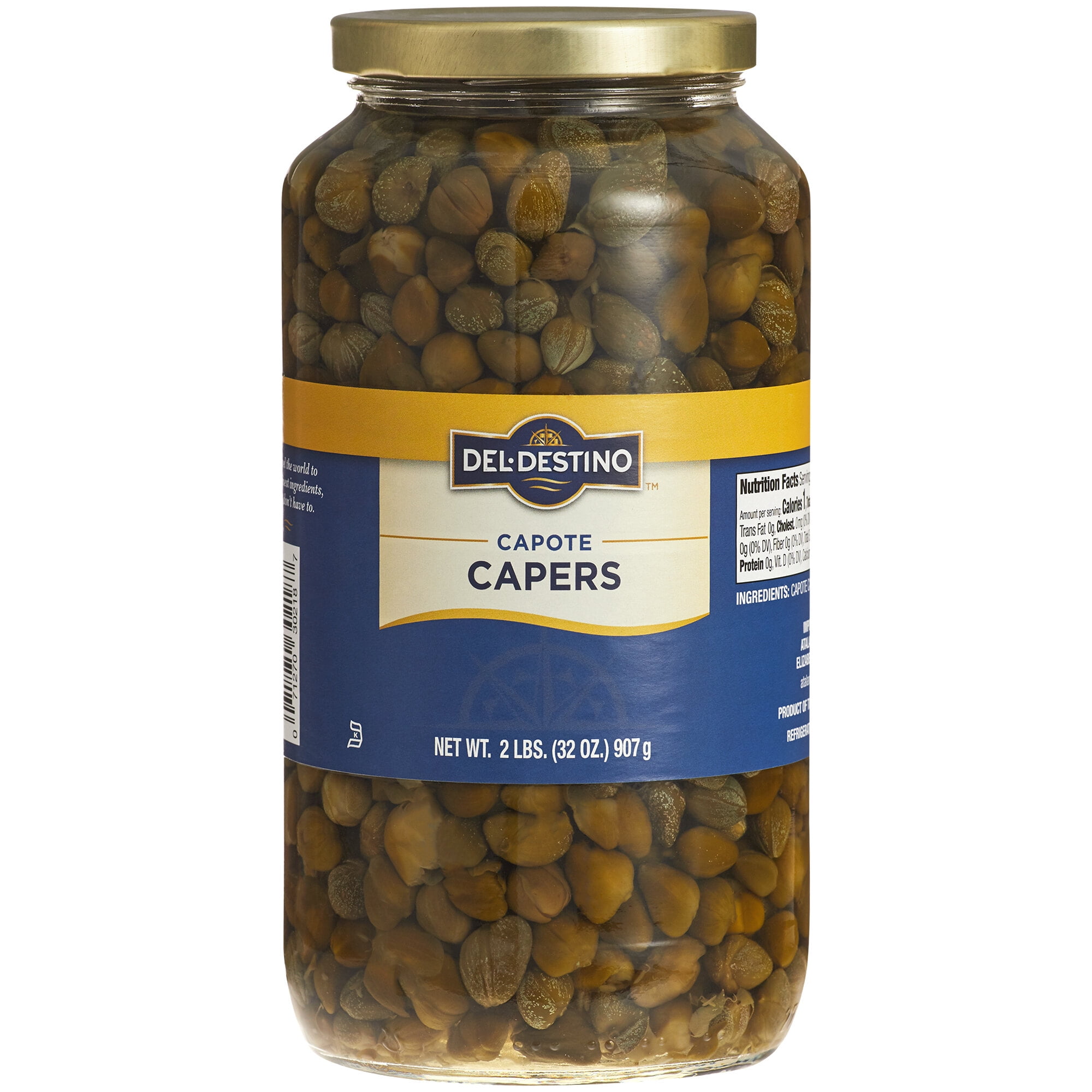 Click here for Del Destino Capotes Size Capers 32 Oz. Large & Fla... prices