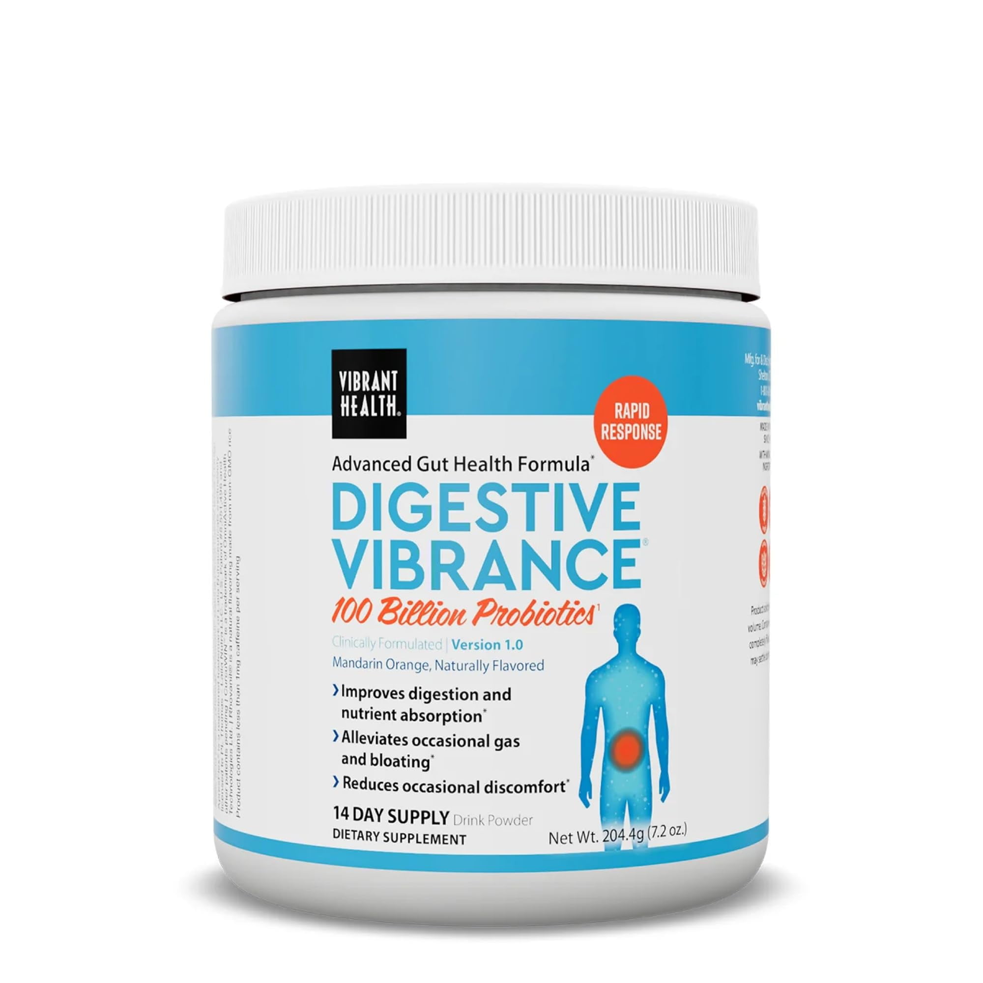 Supplement Vibrant Health Digestive Vibrance, suministro para 14 días ...