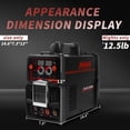 135A 110V MIG Welder,Flux Core Welder with Flux MIG/Lift TIG/Stick 3-in ...