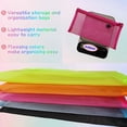5 Pack Small Mesh Zipper Pouch Bags for Purse & 5 Pack Mesh Pencil ...
