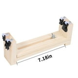 ACKEIVTO Adjustable Paracord Jig Bracelet Maker, Wooden Frame, Brown ...