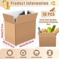 Jutoe, Insulated Shipping Box, 8x4x5 in, 10 Pack Cold Shipping Boxes ...