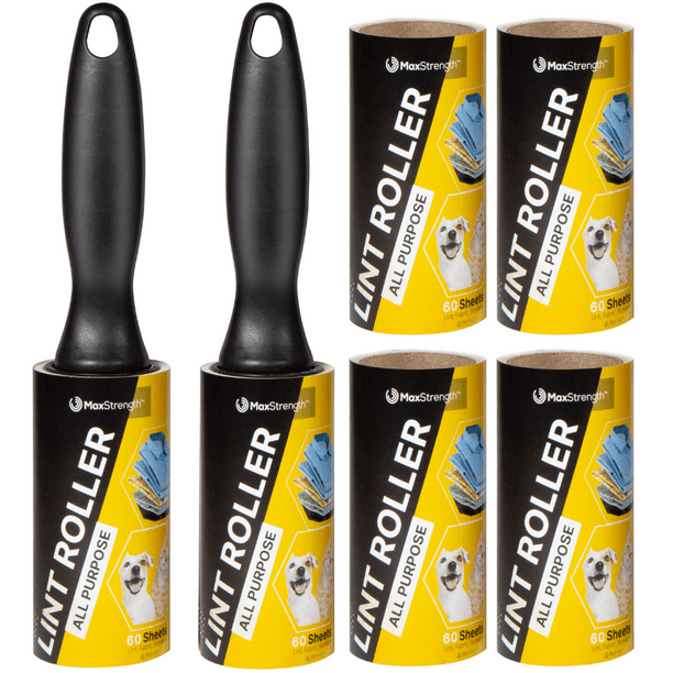 Lint Rollers, 2 Rollers + 6 Refills, 360 Sheets, Sticky Lint Roller for ...