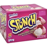 Marinela Sponch Cookies, 24 Count, Marshmallow and Sugary Topping Snack ...