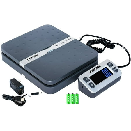 Accuteck ShipPro 110lbs x 0.1 oz. Digital Shipping Postal Scale, Gray ...