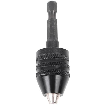 0.3-6.5mm Keyless Impact Driver Drill Chuck Adapter Converter 1/4" Hex ...