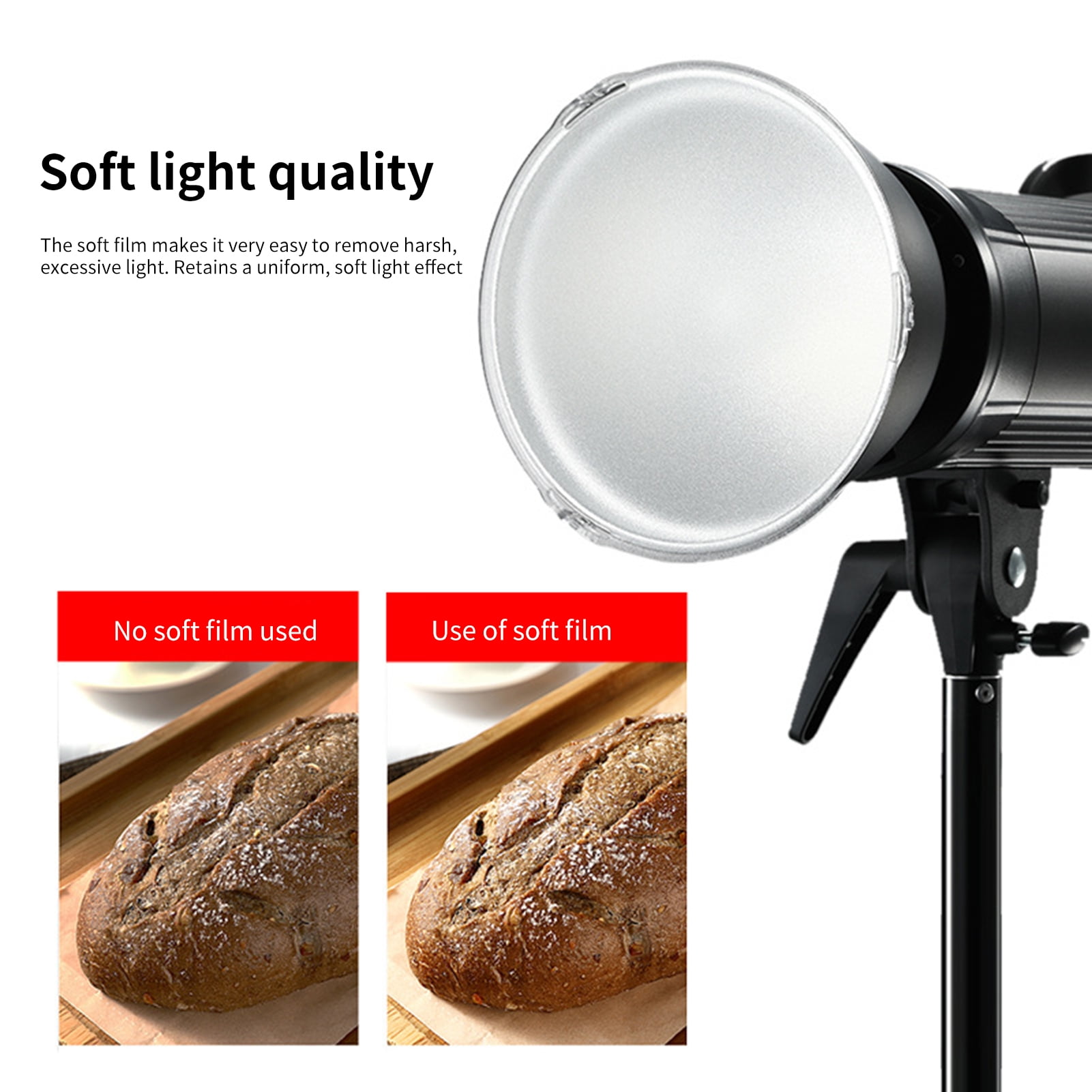 AURORA TRADE Flash Diffuser High Transmittance Soft Light Effect Ultra ...