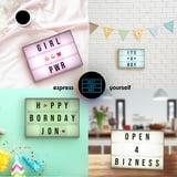 auraLED Colorbox LED Marquee - Multi-Color Light-up Marquee Box with ...