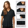AllPro Women's Performance Polo Shirt 100% Polyester Pro-Lock Short ...