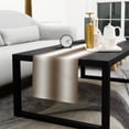 Brown White Ombre Table Runner 36 Inches Small - Vintage Minimalist ...
