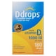 Ddrops® Adult Liquid Vitamin D3 Drops, 1000 IU Per Drop, 0.17 fl oz ...