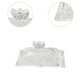 YWJLQH Butter Container Multipurpose Preserving Serving Dessert Tray ...