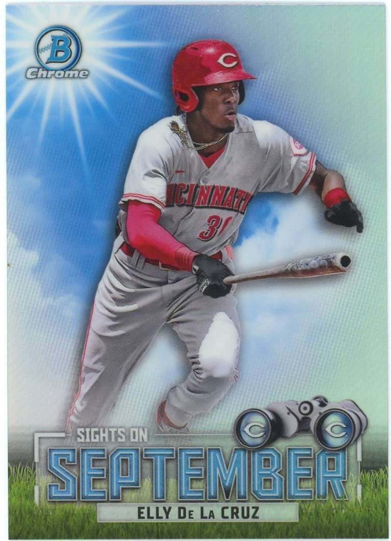 MLB 2023 Bowman Chrome Elly De La Cruz SOS-7 (Rookie, Sights on ...