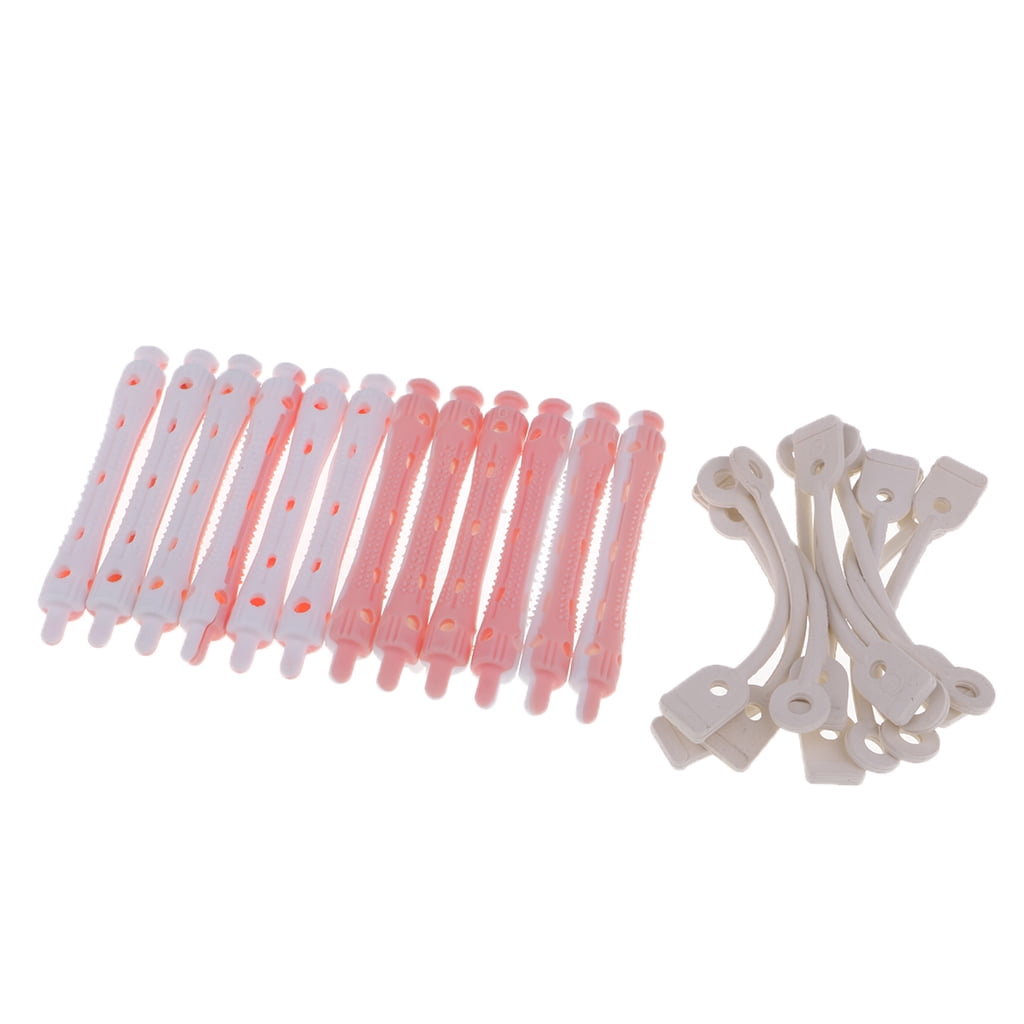 12 Professional Perming Rods Rollers For Curling Waves All Size DIY 7 x ...