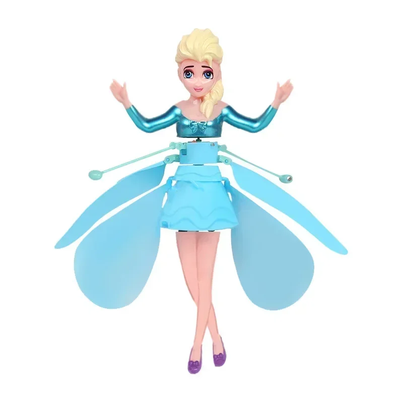 Disney Princess Elsa Flying Machine Gesture Induction Fly Light ...