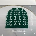 Elastic Windproof Winter Hat Knitted Pattern Hat for Women Men Keep Ear ...