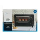 Mainstays XL Toaster Oven, 32L/ 6-Slice Family Size, Black, 1500W ...