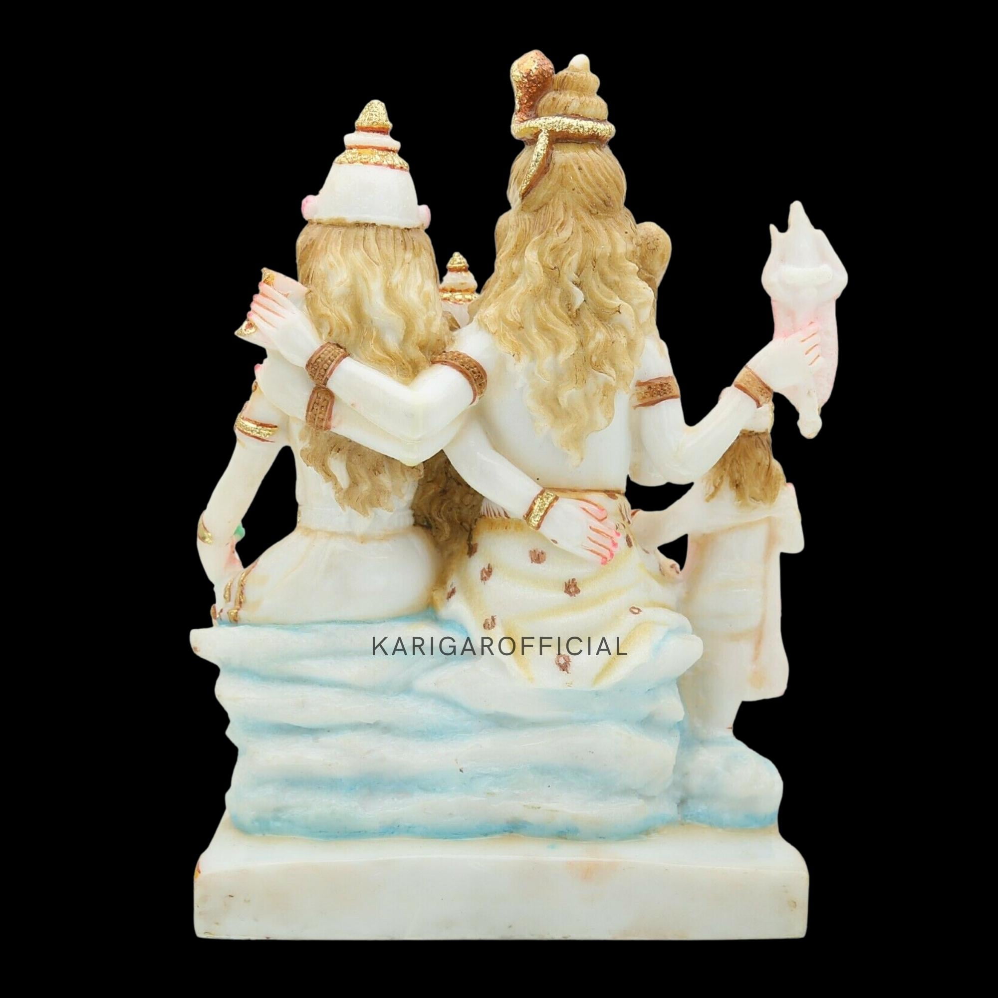 Shiva Parvati Ganesh Idol Shiv Parivar Murti Statue Bahrain | Ubuy