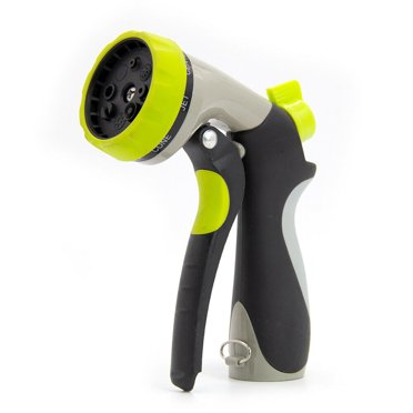 Sleek Garden Heavy Duty Garden Hose Nozzle Hand Sprayer with 9 ...