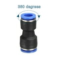Uxcell 12mm to 10mm Tube OD Quick Connect Push to Connector Fitting ...
