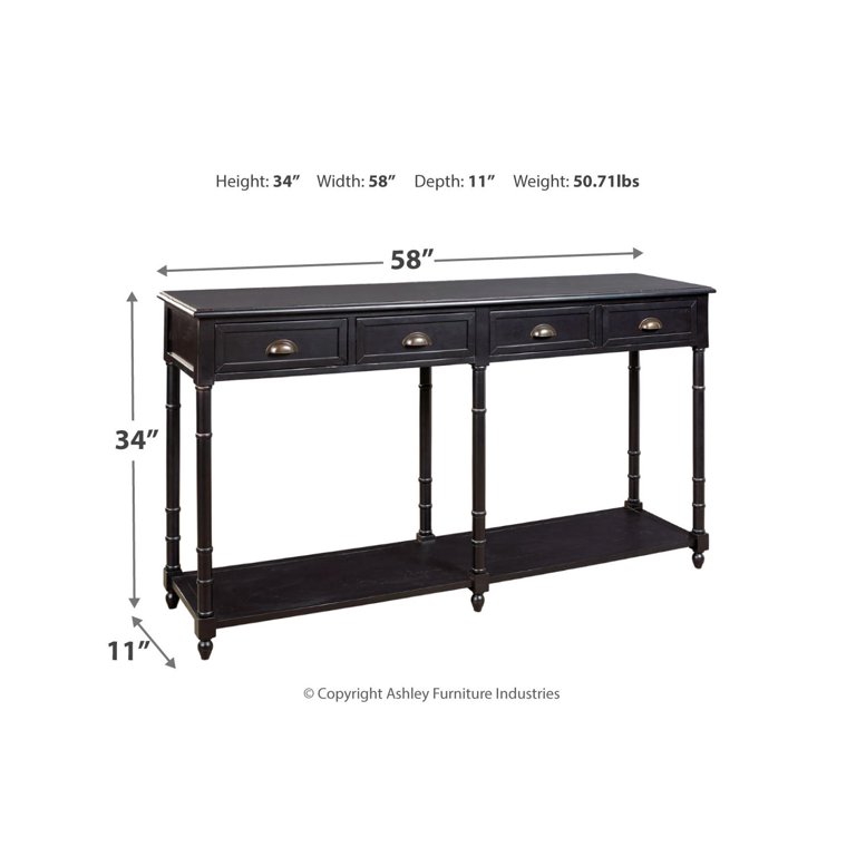 Ashley Furniture Sofa Tables Black | Cabinets Matttroy