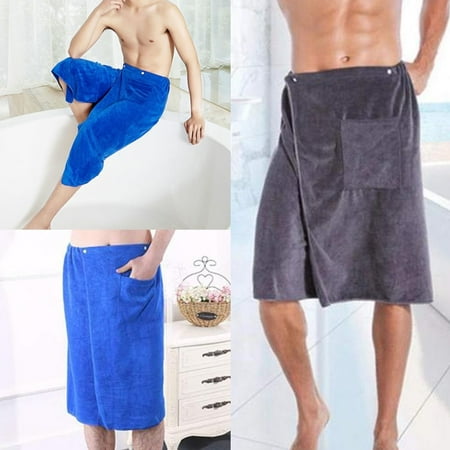 Hot Men´s Wearable Bath Sheet Bath Shower Wrap Towel Swimming Blanket ...