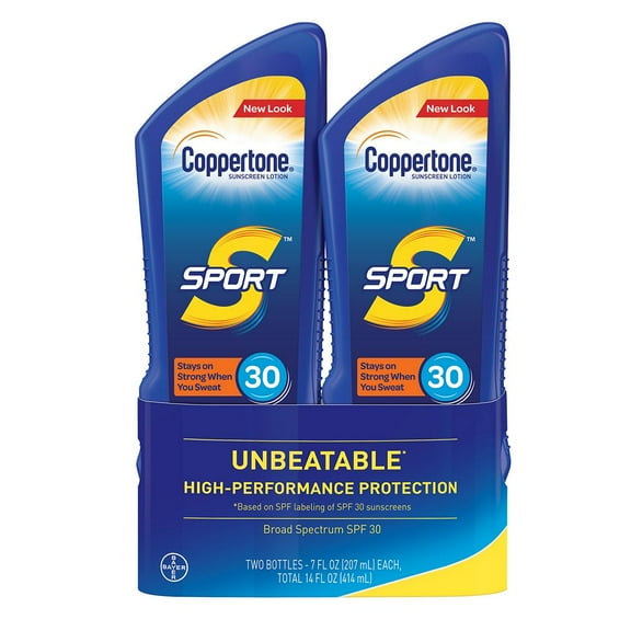Coppertone Sport Sunscreen SPF 70, 7 fl. oz., Pack of 2, Broad Spectrum ...