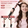 RACCOMB 0.75" 1" 1.25" Auto Rotating Curling Iron, 320°F to 430°F, 100 ...