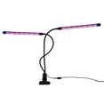 Great Value 2-Head Flexible LED Clamp Grow Light, 10W Selectable ...