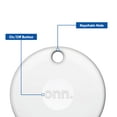 Onn+ Item Locator White Bluetooth key finder with Apple Find My app ...