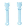 Cat Treat Dispenser Spoon | 2-Piece Soft Food Dispensing Spoon for Cats ...