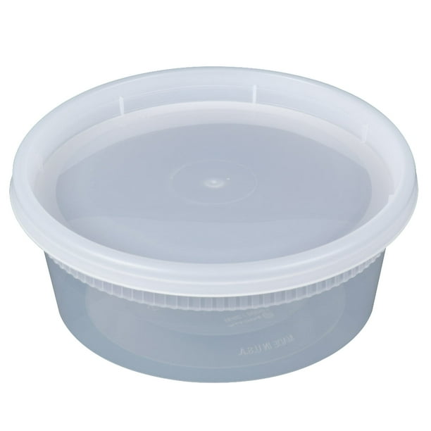 Pactiv 8 oz Newspring YL2508 DELItainer Clear Round Deli Container ...
