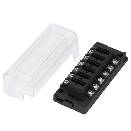 Fuse Block, 6 Way Insulated Fuse Box Holder For Boat For RV | Walmart ...