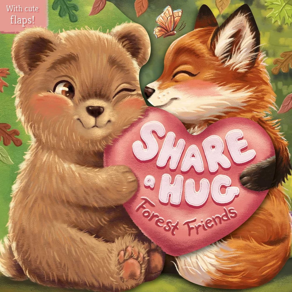 Pre-Owned Share a Hug: Forest Friends: With Cute Lift the Flaps (Board ...