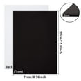 10 Sheet EVA Sheet Foam Paper with Adhesive Back Rectangle Black ...