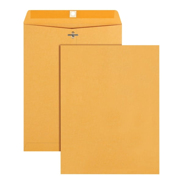 Office Depot Brand Clasp Envelopes 9 1 2 X 12 1 2 Brown Box Of