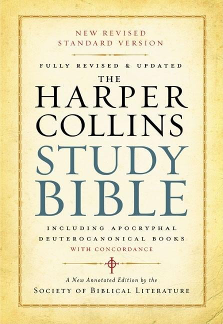 HarperCollins Study Bible-NRSV (Hardcover) - Walmart.com