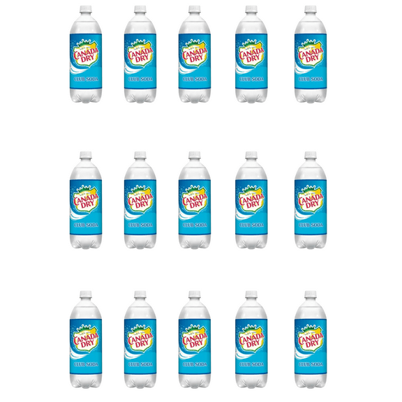 Canada Dry 1 Liter Drink Mixers - Tonic, Zero Tonic, Club Soda, and ...