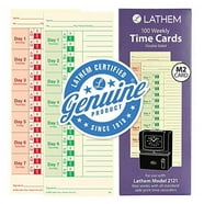 TOPS, TOP1275, Bi-Weekly Time Clock Cards, 500 / Box, Manila - Walmart.com