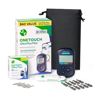 OneTouch Ultra Plus Flex Diabetes Testing/Monitoring Kit | Blood ...